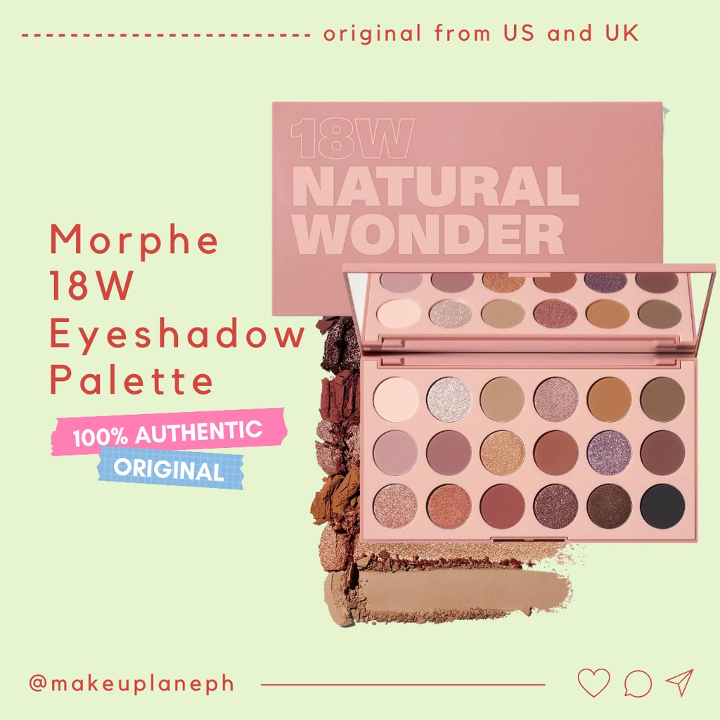 Morphe 18W Natural Wonder Artistry Palette | Shopee Philippines