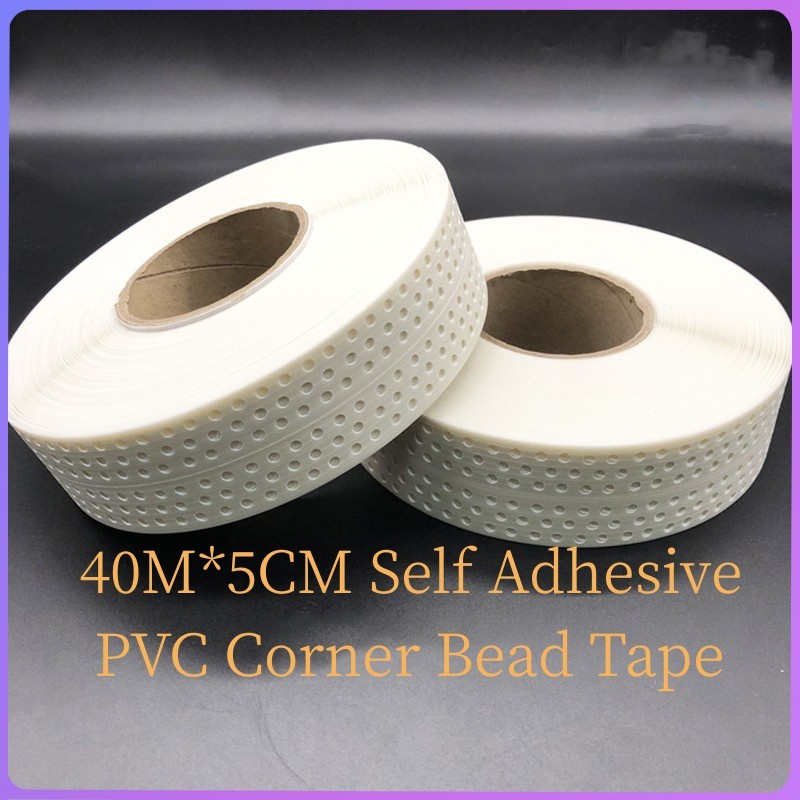 Corner Bead Tape 40M*5CM Self Adhesive PVC Corner Tape For Cement ...