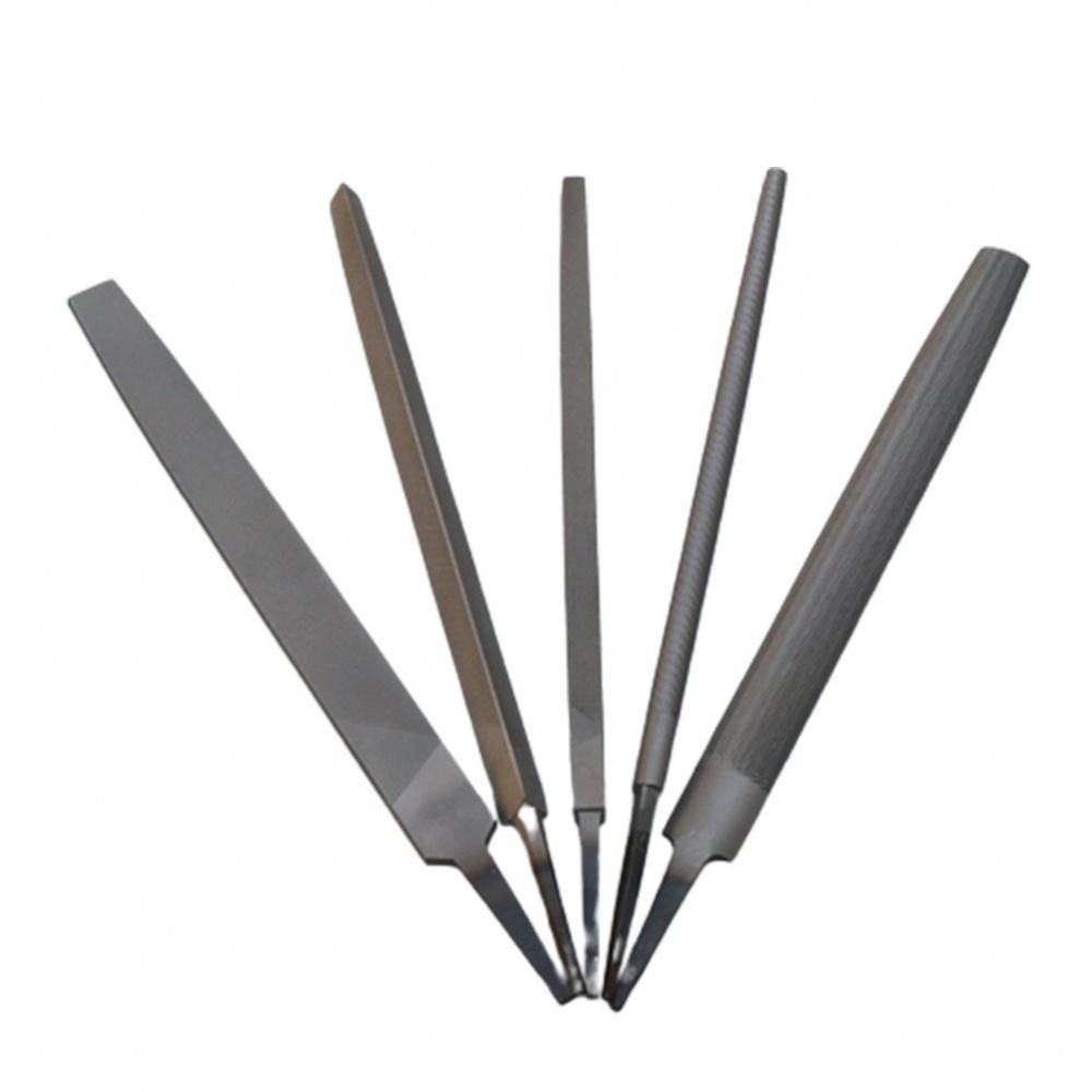 Heavy Duty Steel File Set Without Handle Round Half Round Triangular ...