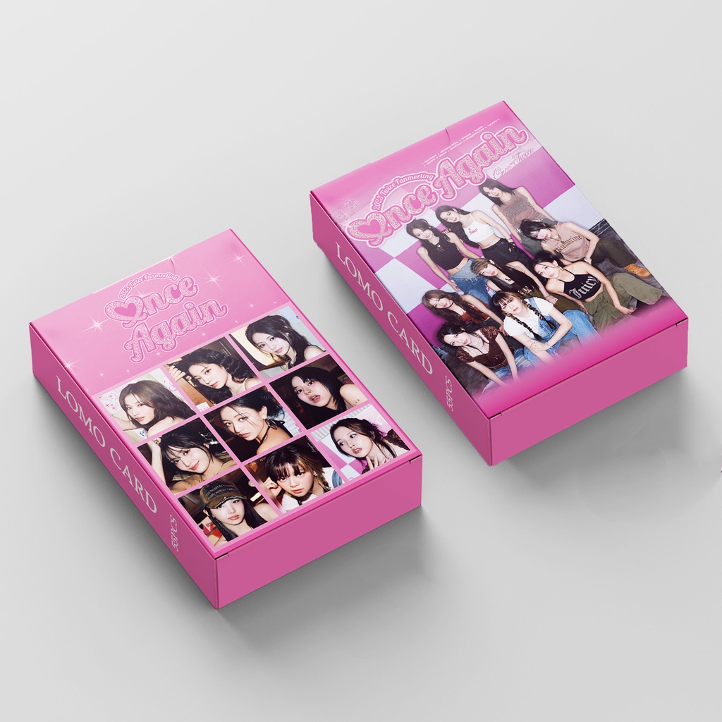 55pcs TWICE 2023 Fanmeeting ONCE AGAIN Album Photocards MISAMO READY TO BE Hare Hare Lomo Cards ...