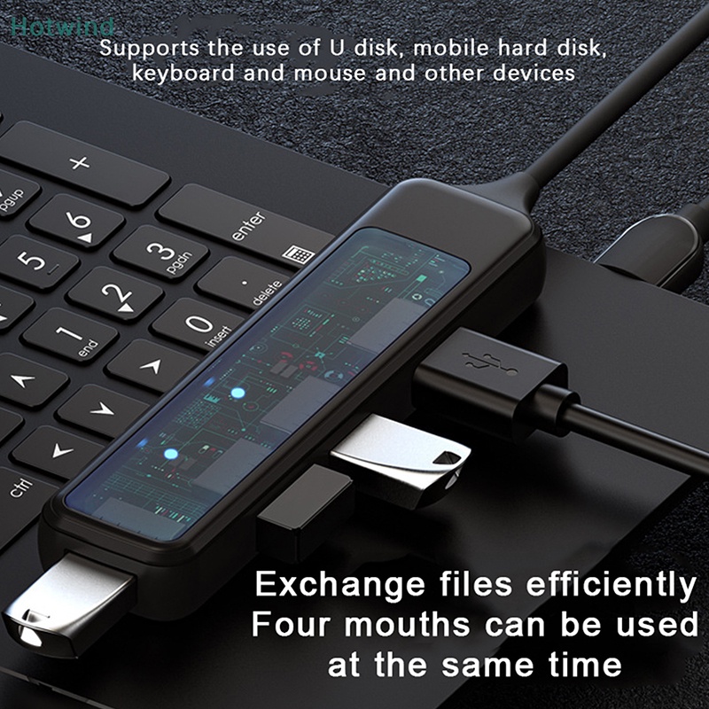 HW Usb C Hub With Sd / Tf Card Reader Usb Multiport Hub Usb Adapter ...