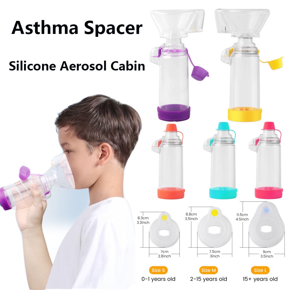 Pediatric Asthma Spacer Inhaler Spacer Device Silicone Aerosol Cabin ...