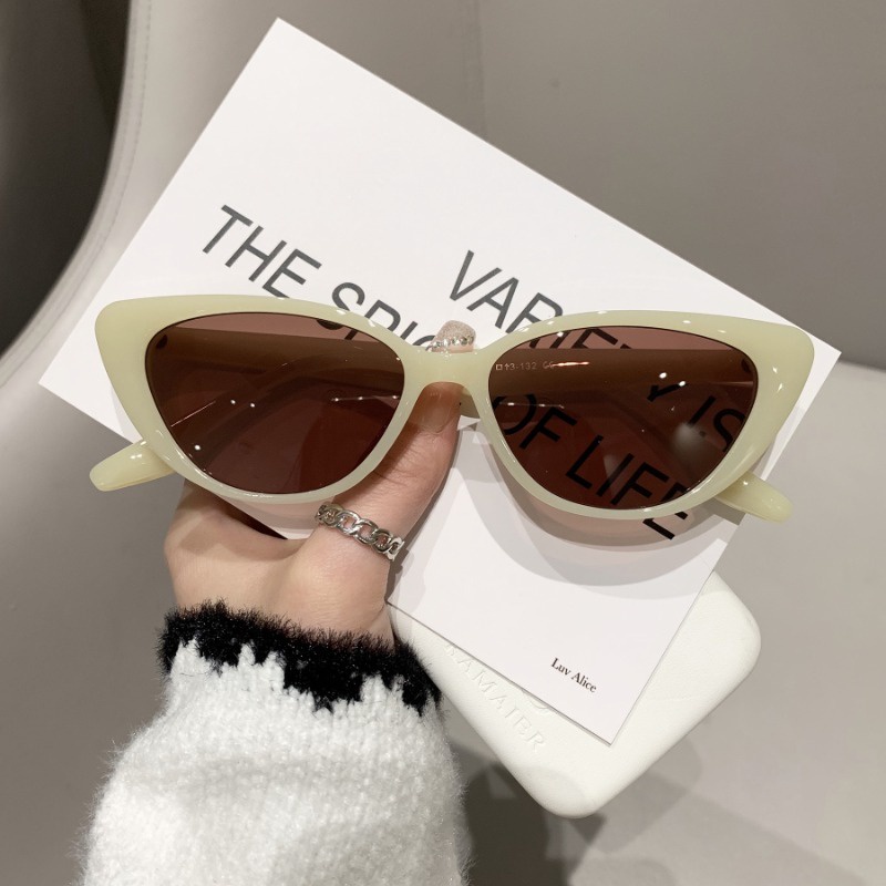 Retro Cat Eye Sunglasses Women Men Unisex With Fashion Outdoor Sunshade