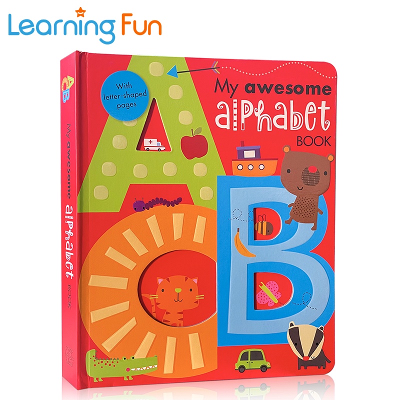 My Awesome Alphabet Book Educational Cartoon English Picture Book for ...