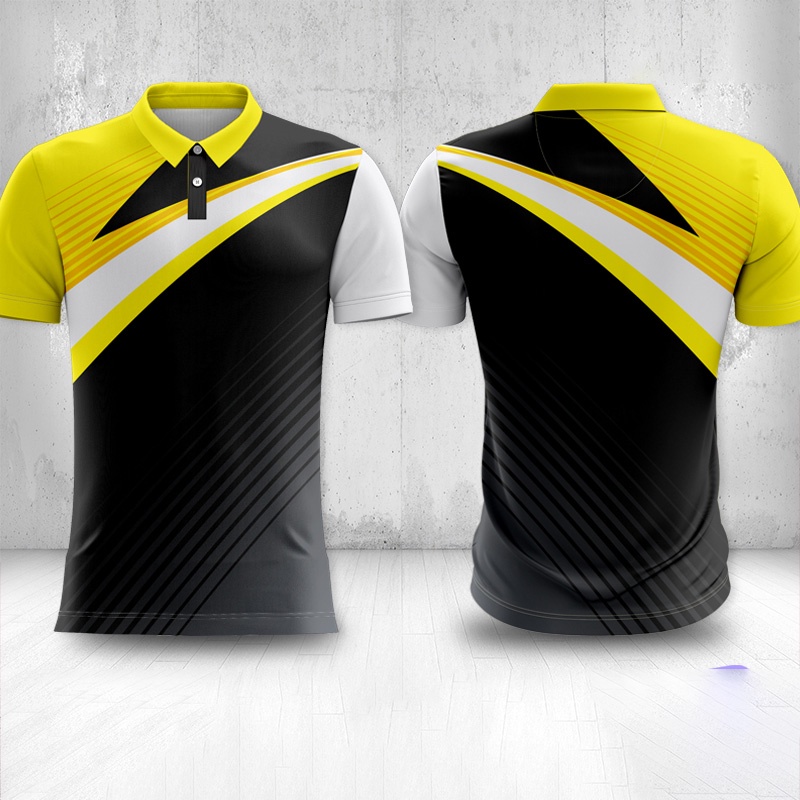 Personalized FULL SUBLIMATION Yellow & BlackDesign/Color Company School ...