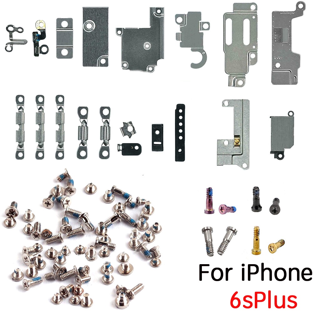 All Screws + Complete Small Metal Internal Bracket Shield Plate Kit For iPhone 5s 6 6P 6s 6sPlus ...