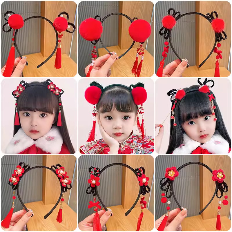 Daidai (ready stock) hairband headband hair cheongsam Hanfu accessories ...
