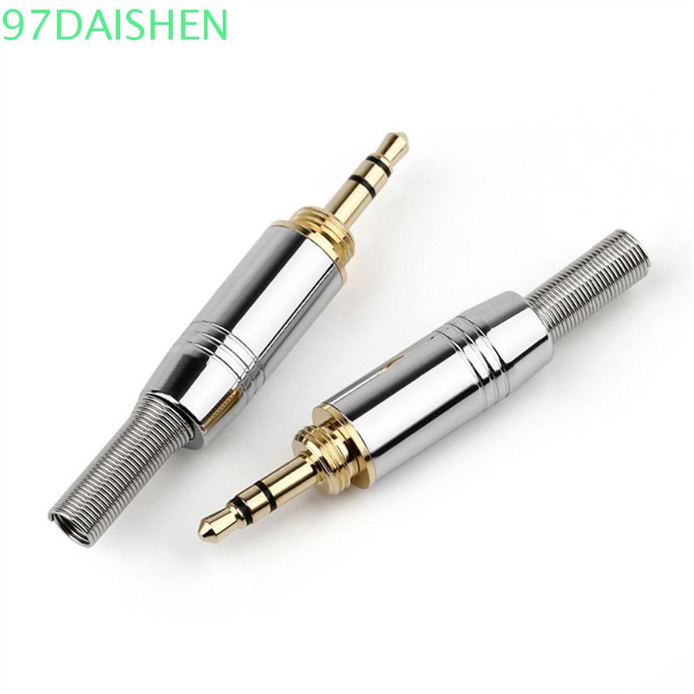 DAISHEN 3.5mm To 6.35mm Soldering Wire Threaded Earphone Plug ...