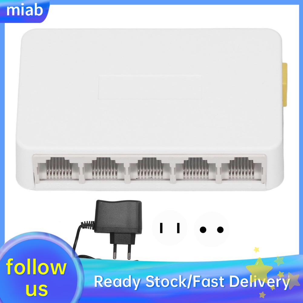 Maib 10/100/1000Mbps RJ45 Ethernet Switch 5 Port Gigabit Network Hub ...