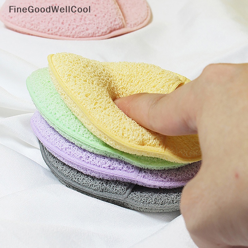 FWPH Heart Shape Sponge Facial Deep Cleaning Puff Dust Remove Soft ...