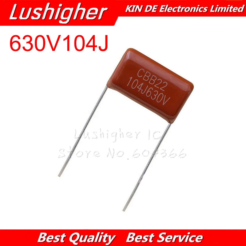 10PCS 630V104J Pitch 15mm 0.1UF 100nf 630V 104J 104J630V CBB ...