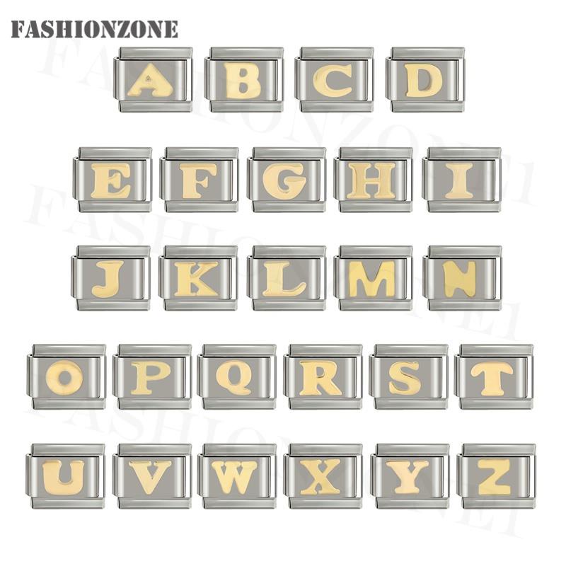 Alphabet Module Bracelet DIY Design Pattern Fashion Bracelet Retro ...