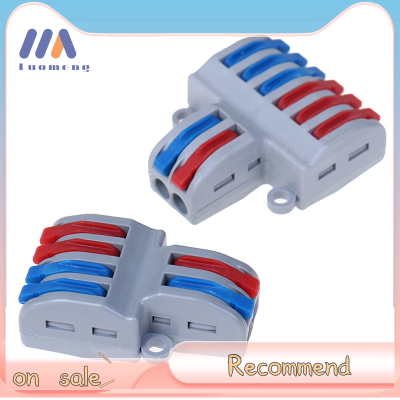 LuoMeng 1pcs Wire Connector 2 In 4/6 Out Wire Splitter Terminal SPL-42/ ...