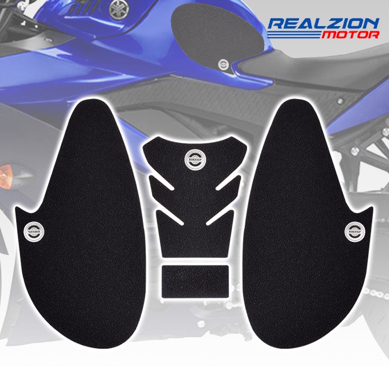 REALZIONMOTOR For Yamaha Yzf R3 Anti Slip Crown Pad Fuel Tank Pad ...