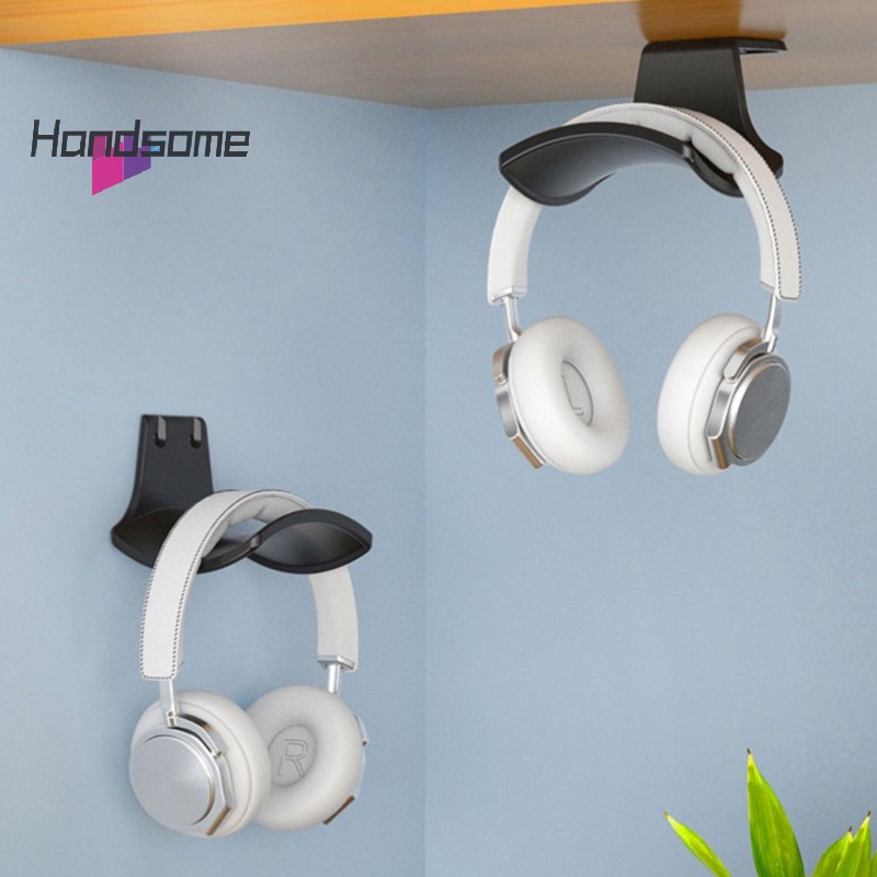 Handsome- Wall Mounted Headphone Hanger Universal Headset Holder Under ...