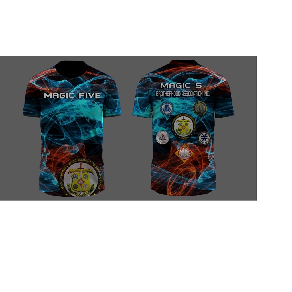 Full sublimation, Fraternity shirt, FS shirt for Magic five | Shopee ...