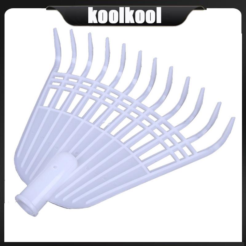 Kool 12 Tooth Leaf Rake White Agricultural Rake No Handle Grass Rake ...