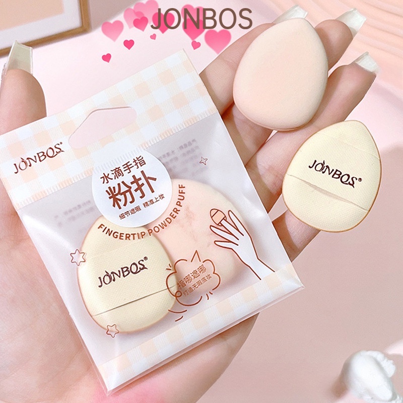 JONBOS Powder Puff Mini Finger Puff Beauty Egg Liquid Foundation Air ...