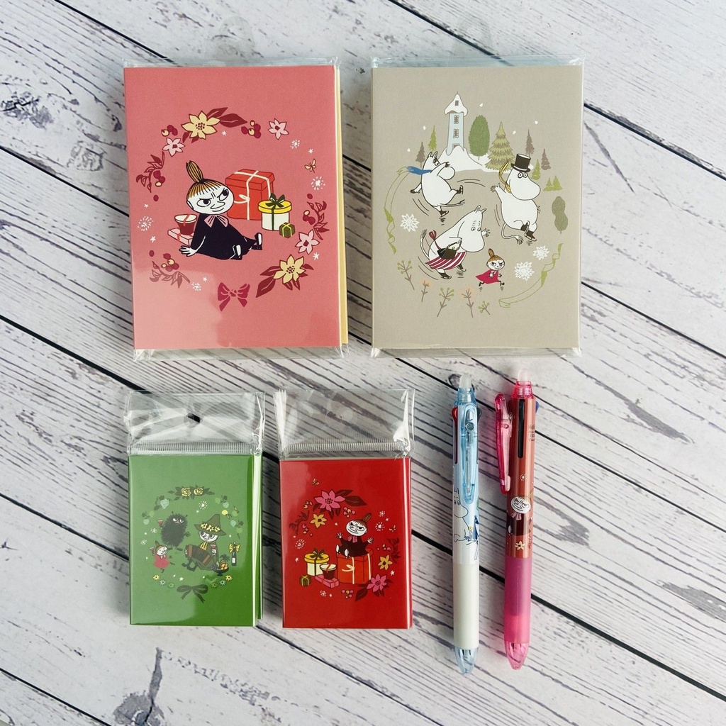 Japan sunstar Moomin Yamei Calm Winter Series Notepad Letter Collection ...