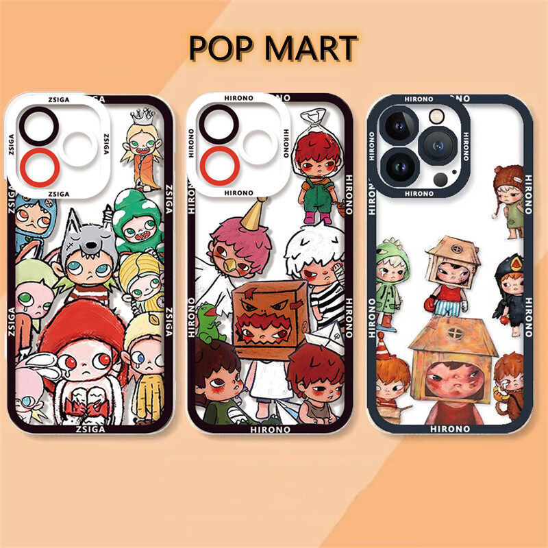 Trend Brand POP MART Cartoon Cute Hirono Zsiga Couples Phone Case For ...