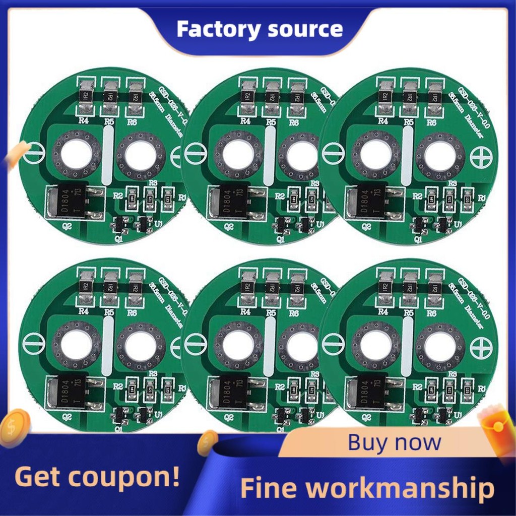 6Pcs Super Capacitor Balance Board 2.5V Super Capacitor Protection ...