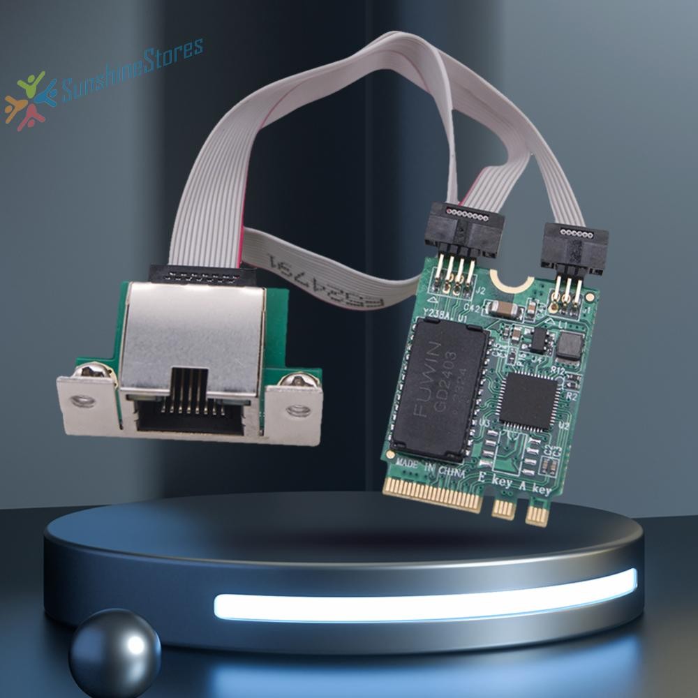 UK M.2 Gigabit Lan Adapter Mini PCIE M2 RJ45 Network Adapter PCIE Bus ...