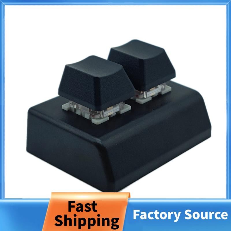 2 Keys Macro Programming Keyboard RGB Mini Keyboard Gaming Drawing Red Switch Custom Keyboard ...