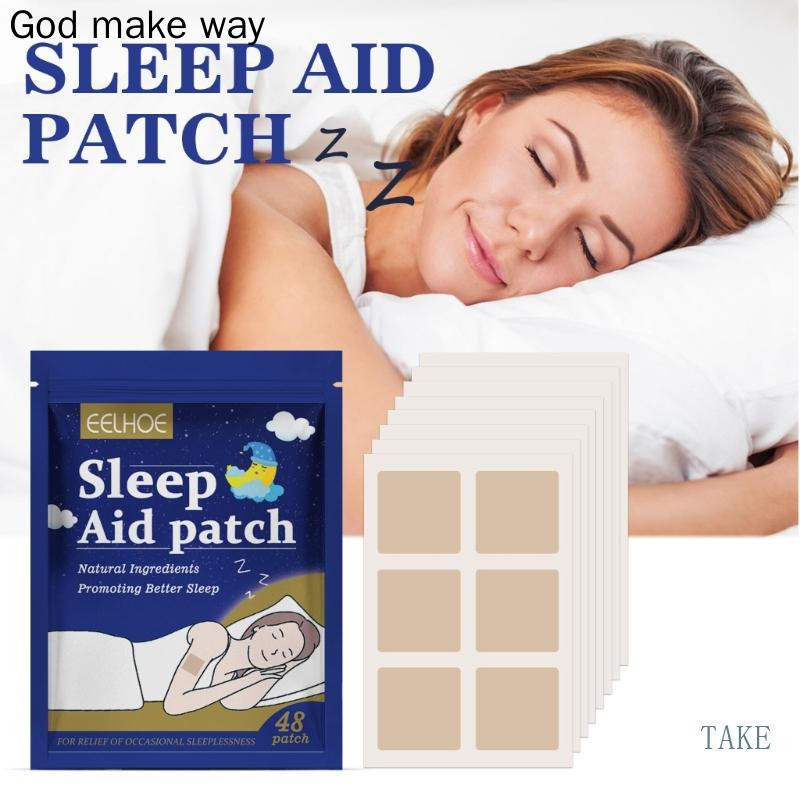 GMW 48pcs Sleep Patches All-Natural Deep Sleep Patches Eliminate ...
