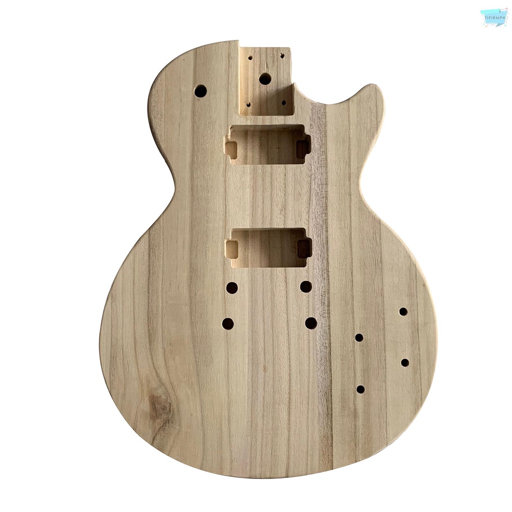 Unfinished Electric Guitar Body Maple Wood Blank Guitar Barrel for PB ...