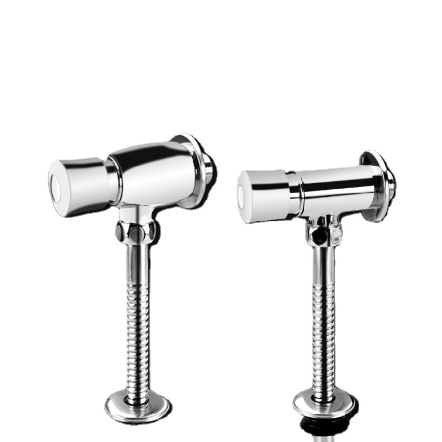 [XCF] All Copper Urinal Hand Push Type Flush Valve Accessories Men ...
