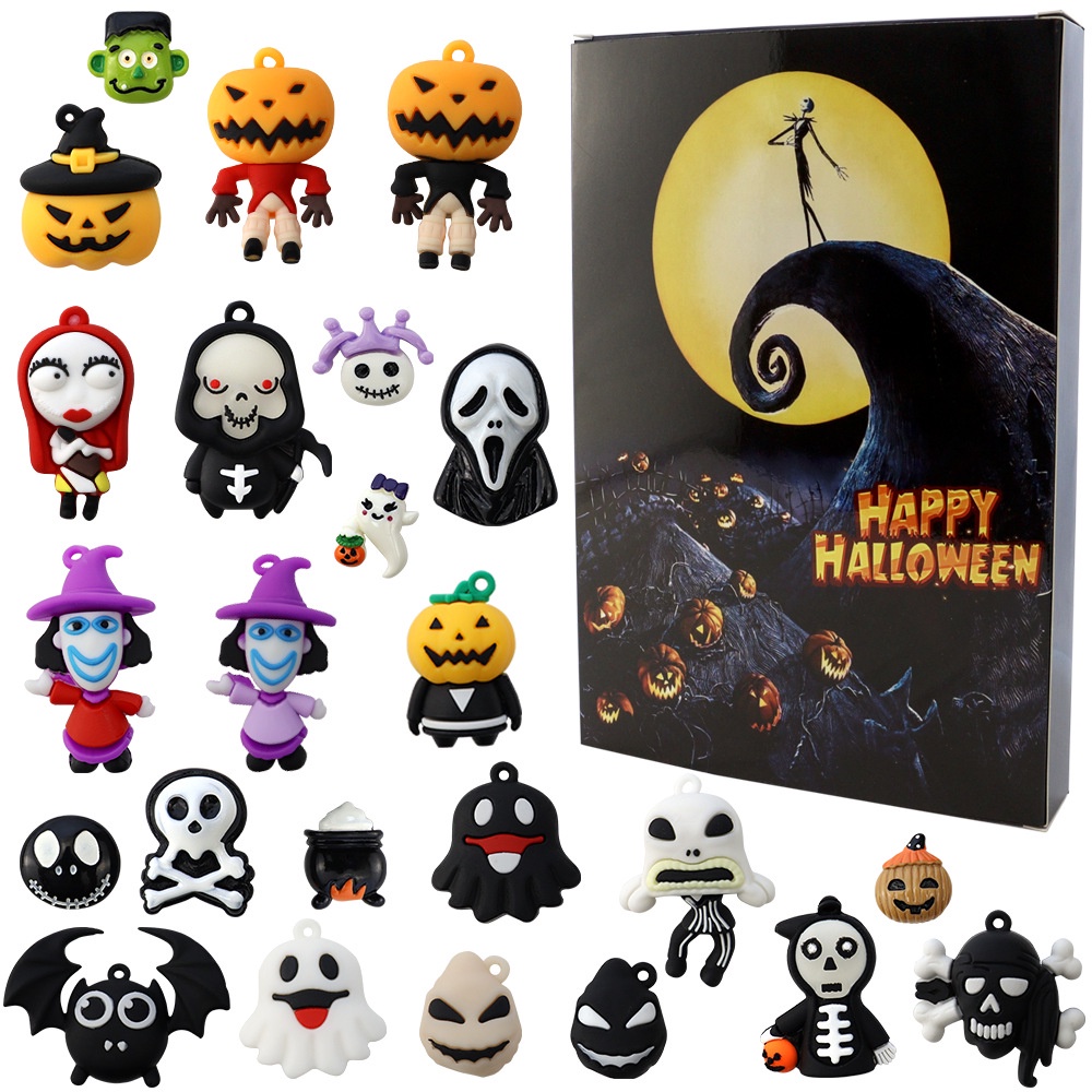 Halloween Advent Countdown Blind Box 24 Pieces The Nightmare Before ...