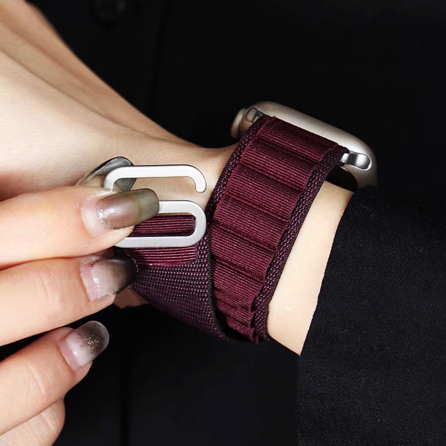 Alpine loop band for AW strap 46mm 40mm 41mm 49mm 44mm 45mm 42mm 38mm ...