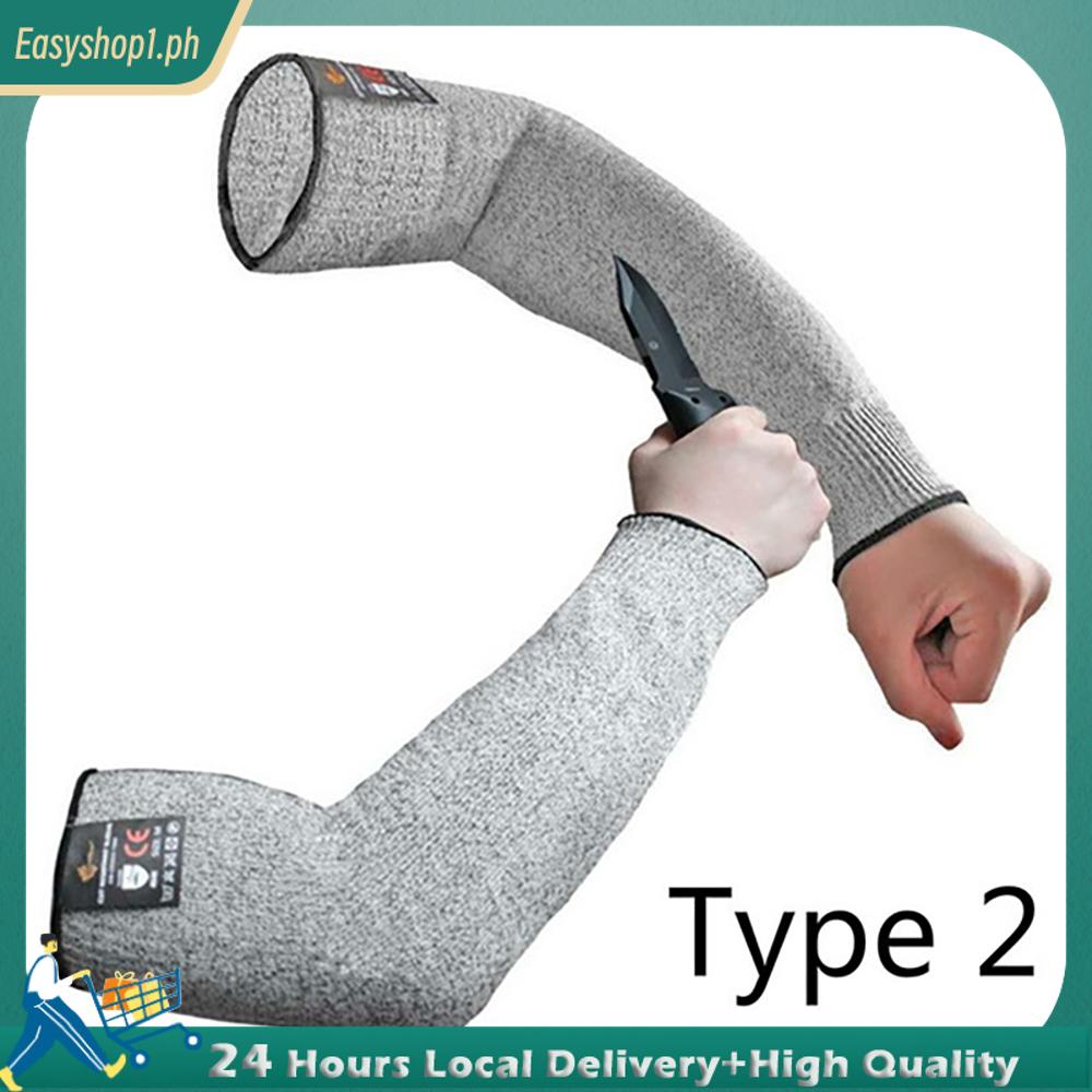 Forearm Wrist Arm Protector Cut Resistant Sleeve Safety Guard Gloves ...