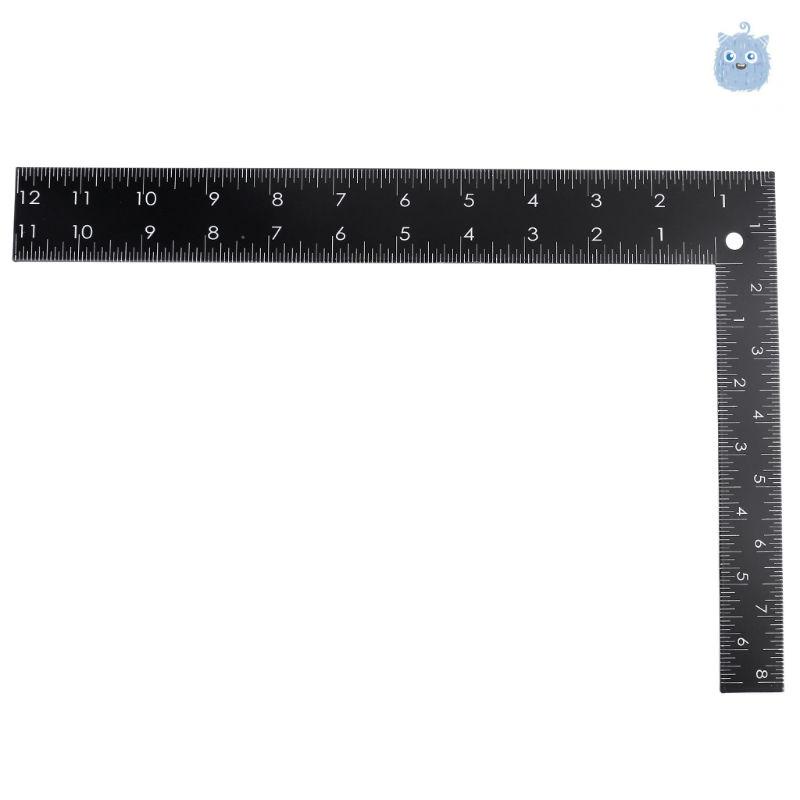 mm Carpenter Ruler L-Square Ruler Tailor Sewing Steel Right Angle Ruler ...