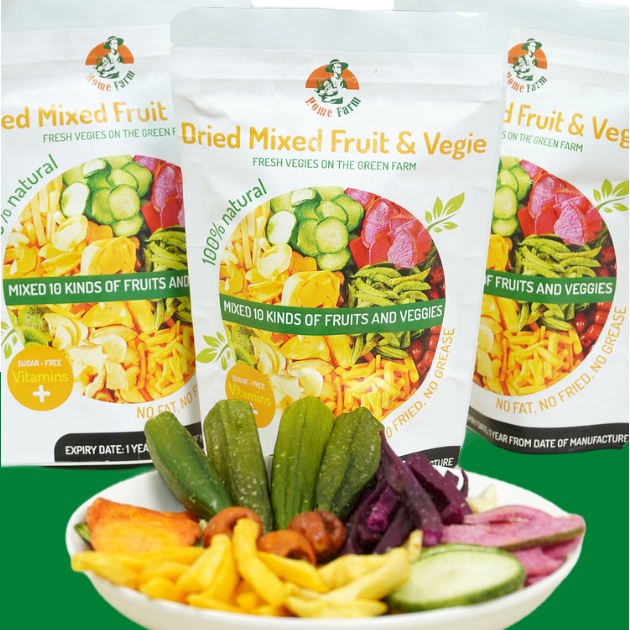 Homefarm Dried Fruits And Vegetables Chips mix vegetables snack healthy ...