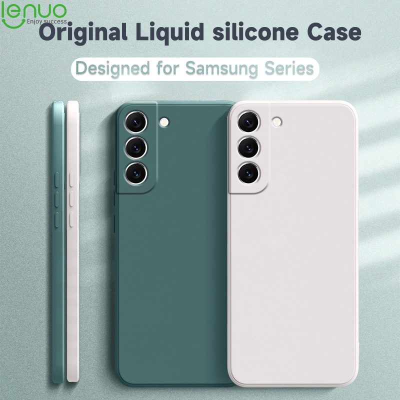 Lenuo Candy Color Phone Case For Samsung Galaxy S23 S24 FE S24 Ultra S24+ Plus 5G Casing Ultra ...