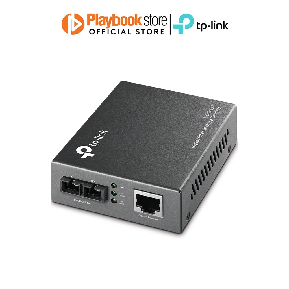 TP-Link MC200CM Gigabit Multi-Mode Media Converter with Half/Full ...
