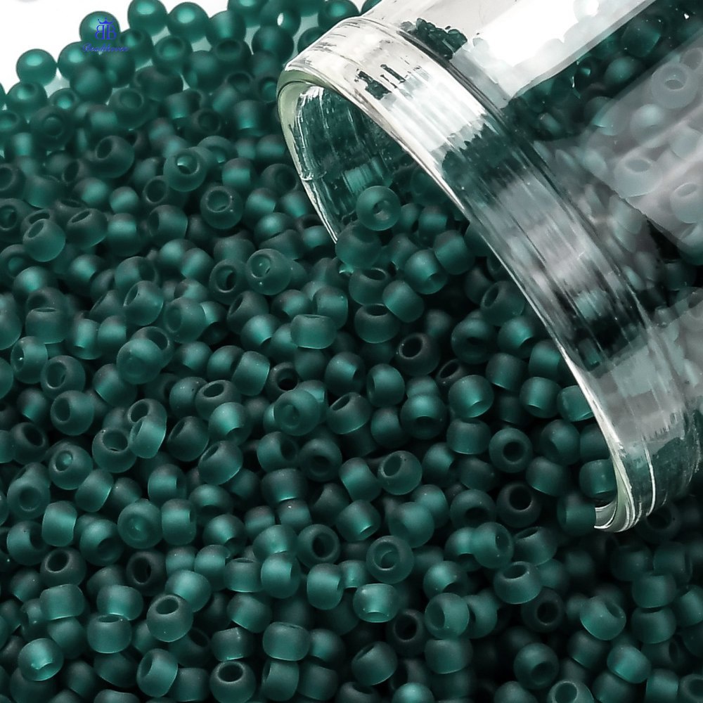 10g TOHO Round Seed Beads Japanese Seed Beads (7BDF) Transparent Frost ...