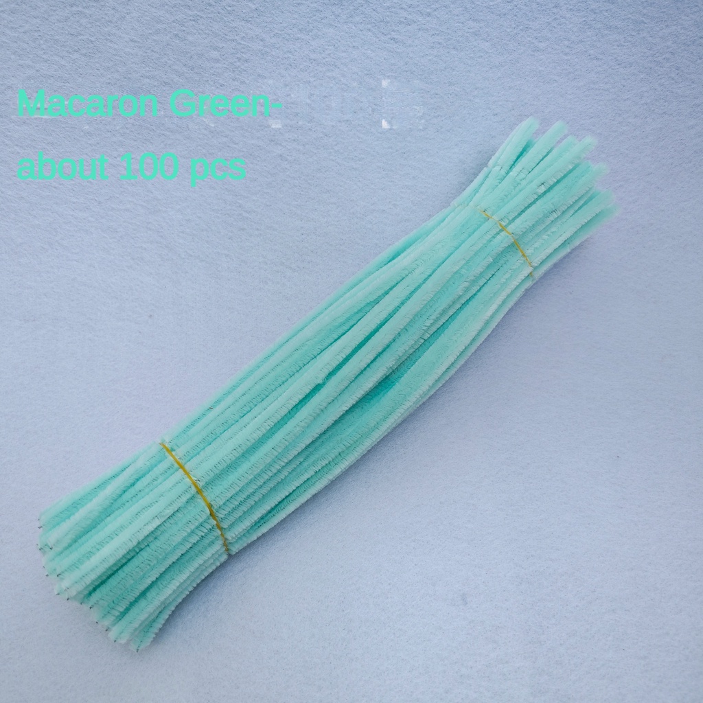 Ready stock 100pcs pipe cleaner craft Encryption fuzzy wire Strip High ...
