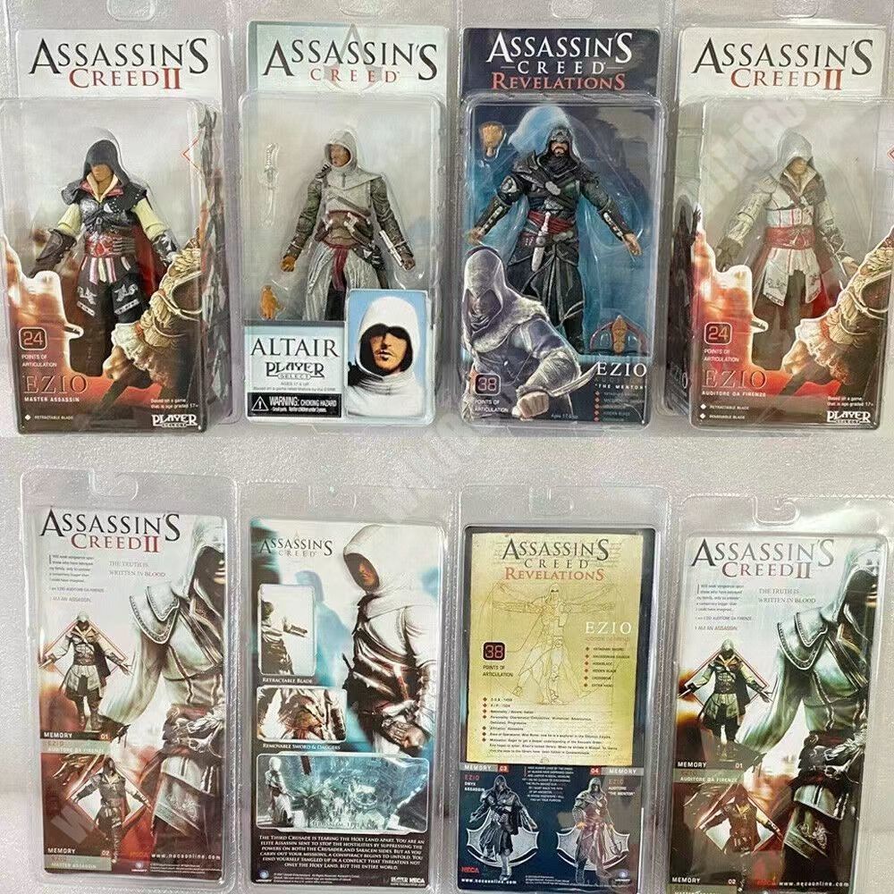 NECA EZIO Assassins Creed Altair Connor Haytham EdwardAction Figure ...