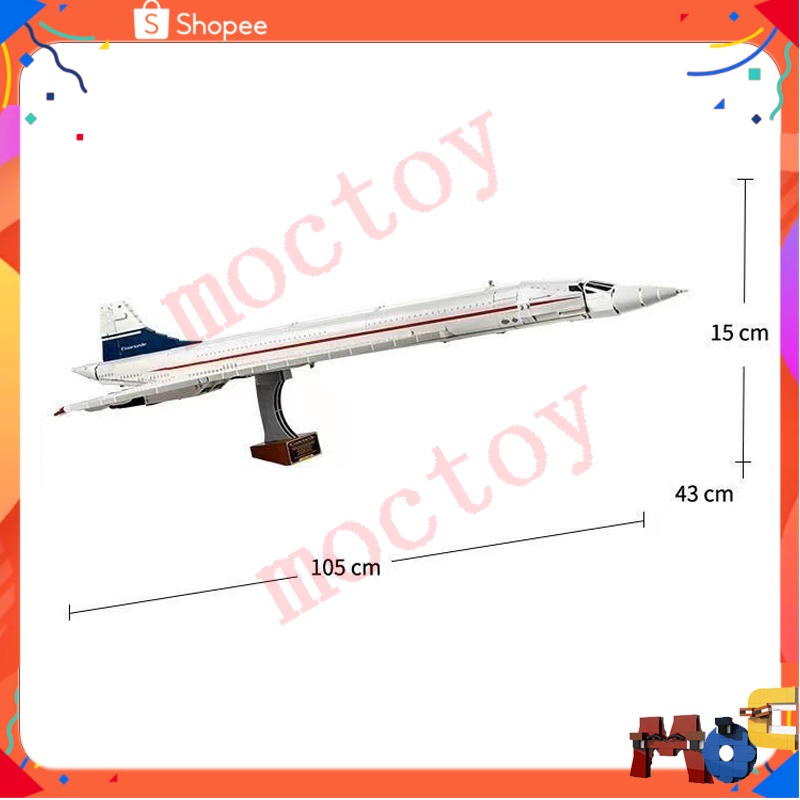 Concorde 10318 DIY Building Blocks Collection Ornaments (2080+/PCS ...