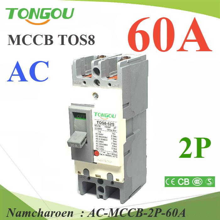 NC Electrical Main Circuit Breaker MCCB AC 2Pole 60A Cut Off AC-MCCB-2P ...