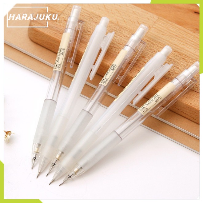 JAPAN MUJI Original Mechanical Pencil with Rubber Grip 0.5 mm Refills ...