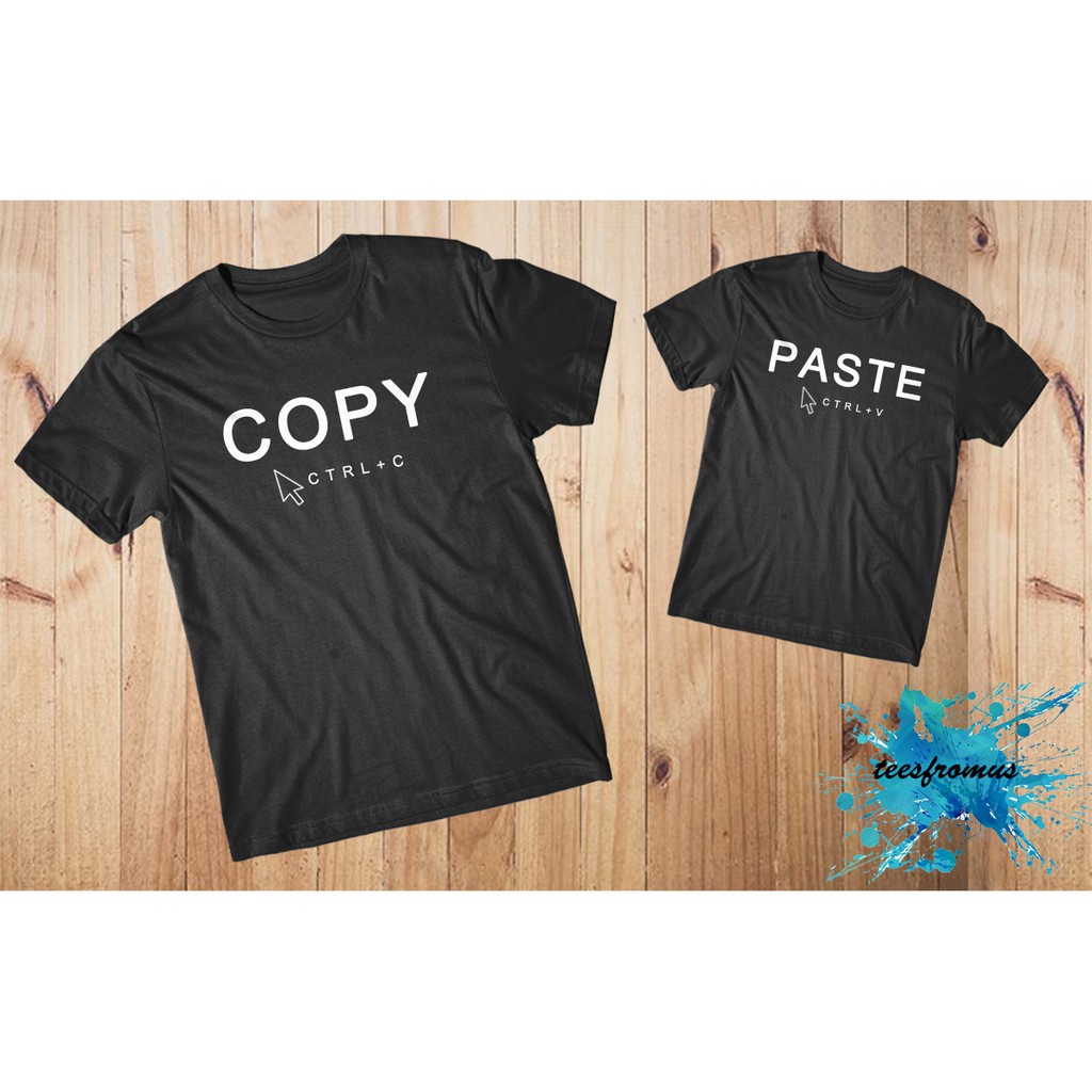 ♞COPY PASTE Mother & Daughter, Father & Son Matching Shirts (SOLD PER ...