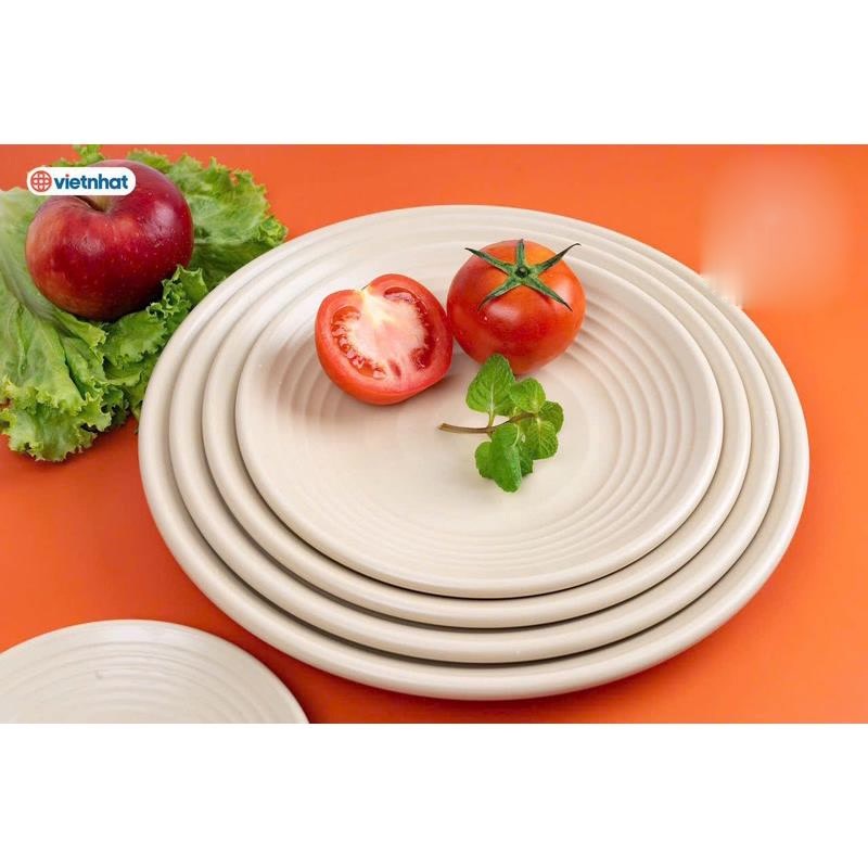 Melamine Ribbed Round Plastic Plates of All Sizes from Viet Nhat ...