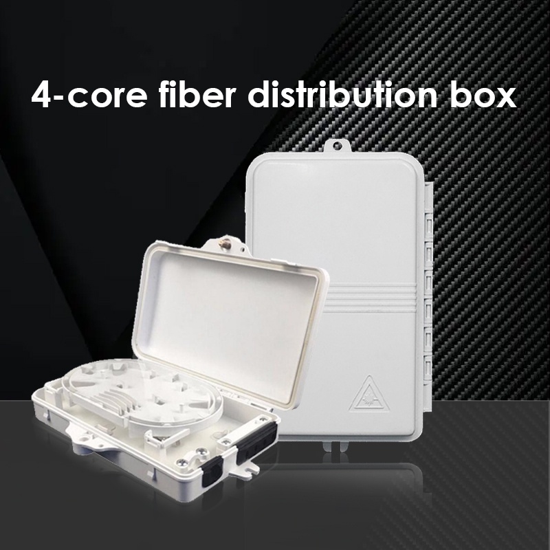 4 Core Fiber Optic Splitter Box PLC Fiber Optic Terminal Box PLC ...