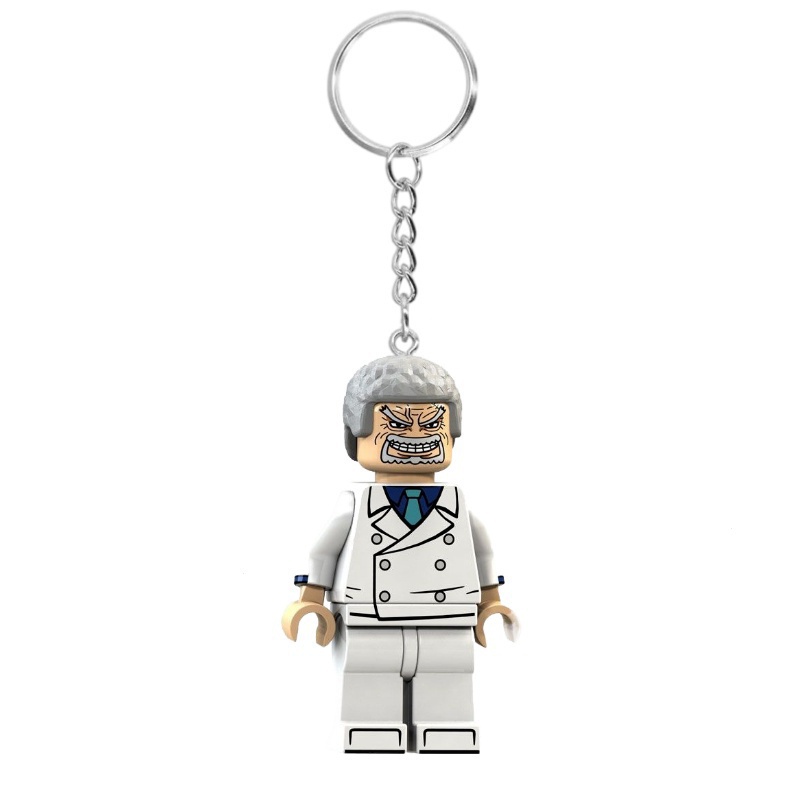 LEGO Keychain Minifigure Monkey D Garp One Piece | Shopee Philippines