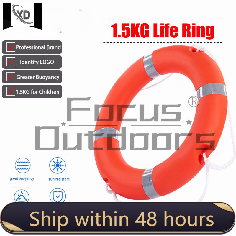 Life Ring 1.5KG Safety Swimming Life Buoy Ring Rescuer Vest Sports ...