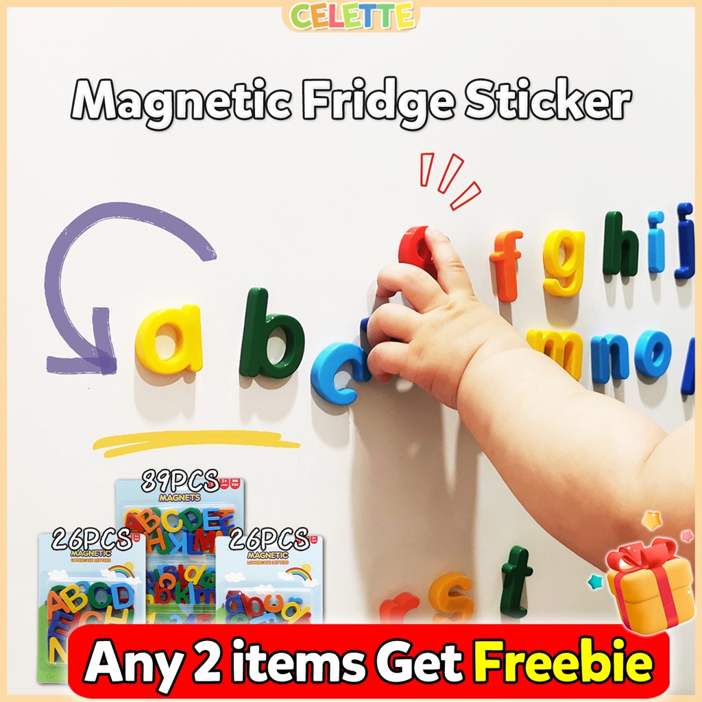 Magnetic letters ABC Alphabet Math Symbols Education Early Stickers ...