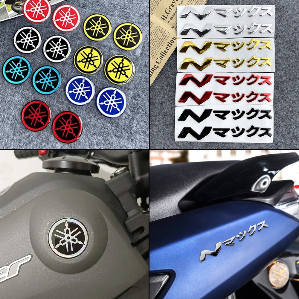 3D Motorycycle Stickers Japanese N-MAX Tank Logo Emblem Decals For ...